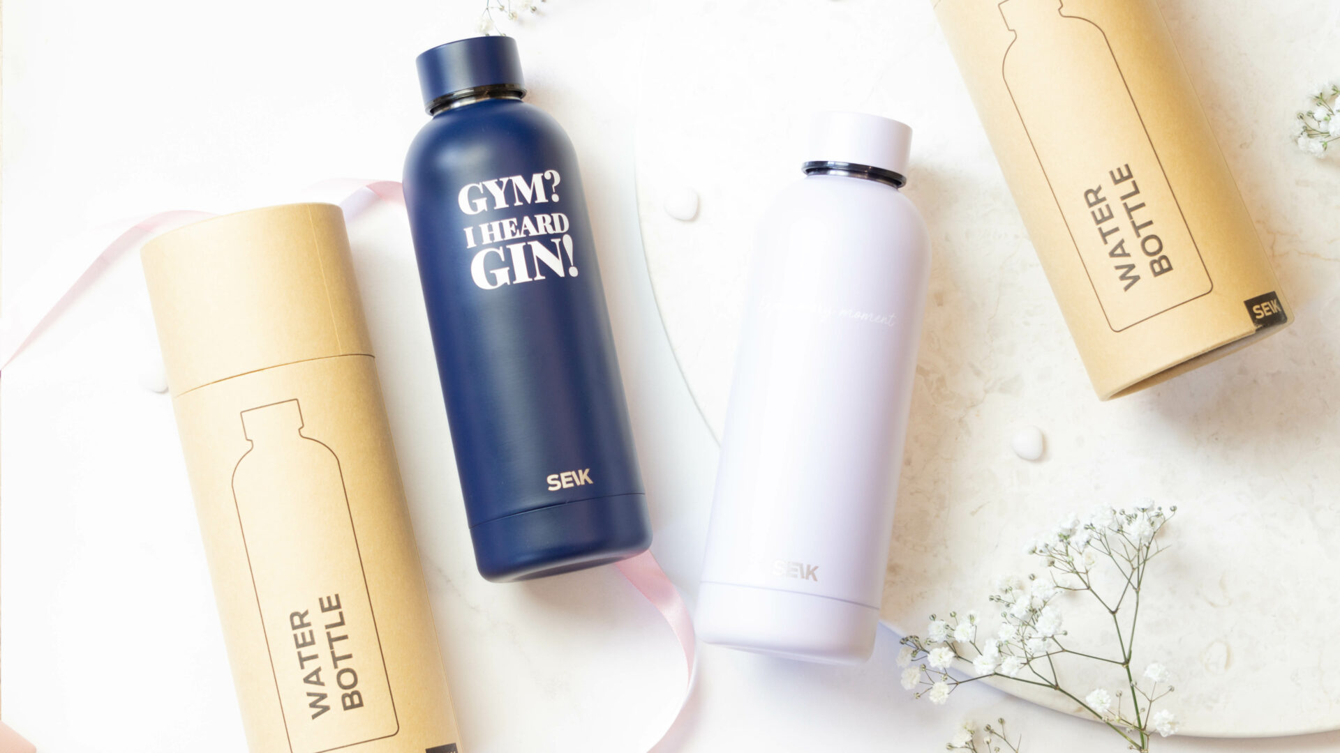 SEIK joogipudel / termospudel - Beež 500 ml terasest - SEIK