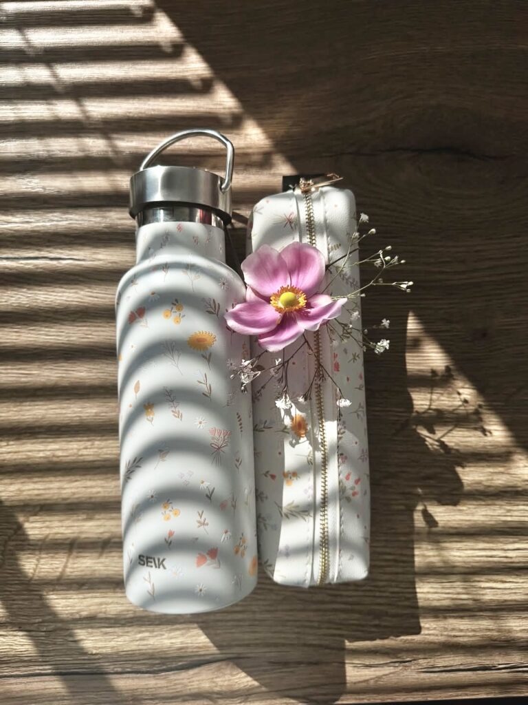 SEIK joogipudel / termospudel - lilled 500 ml terasest - SEIK