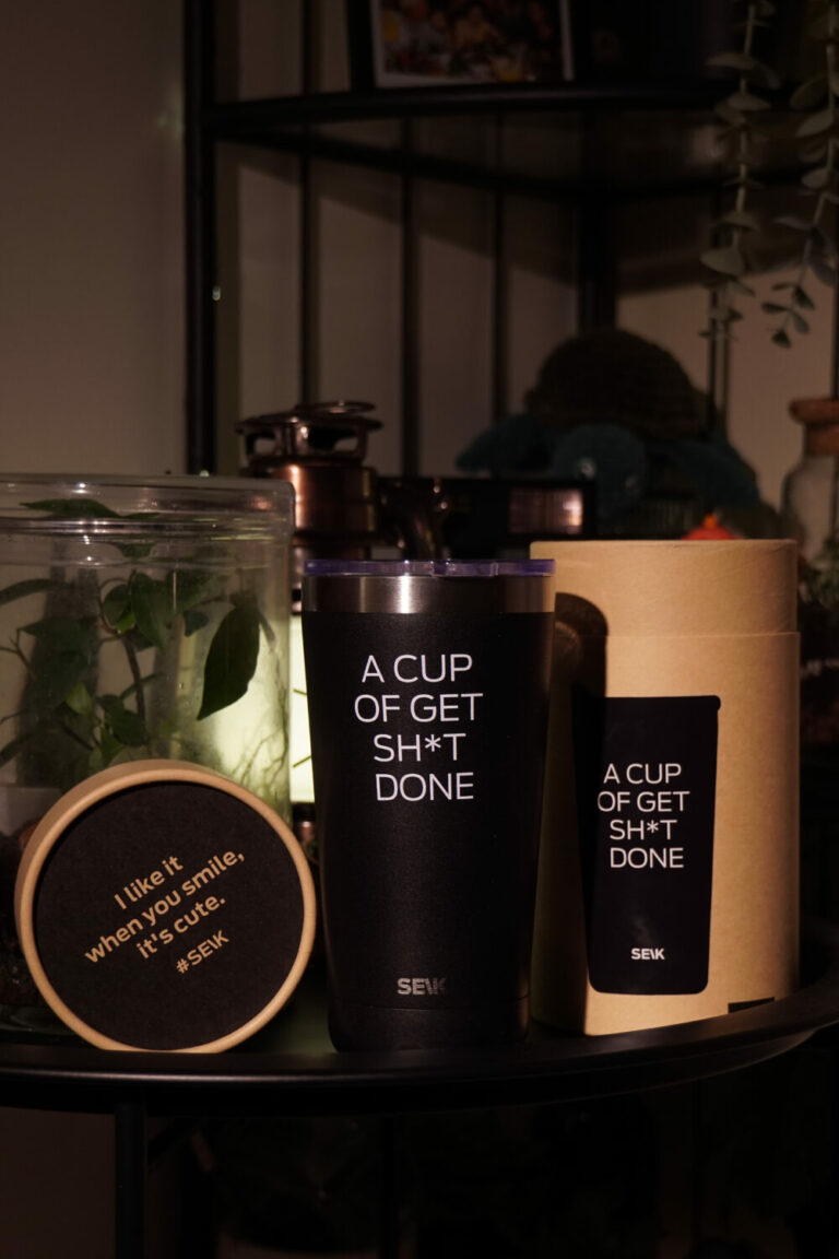 SEIK termos / kohvitops - a cup of get sh*t done 350ml terasest - SEIK