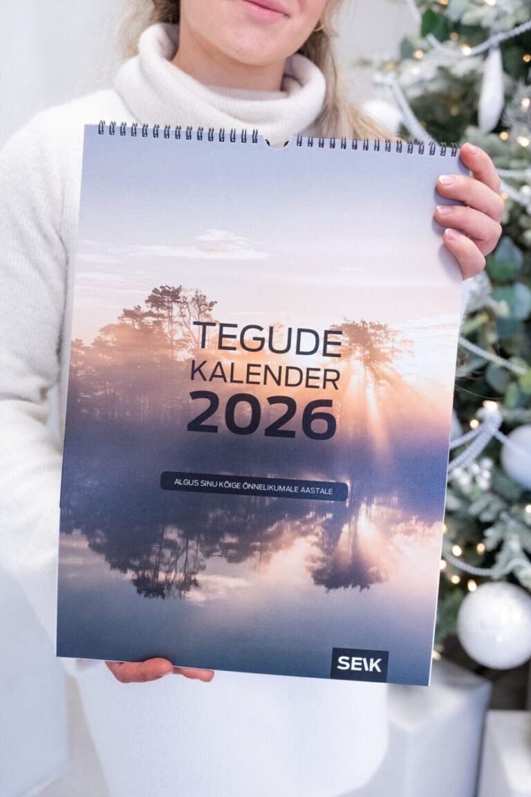 Tegude Kalender seinakalender 2026 - Eesti loodus (A3) - SEIK